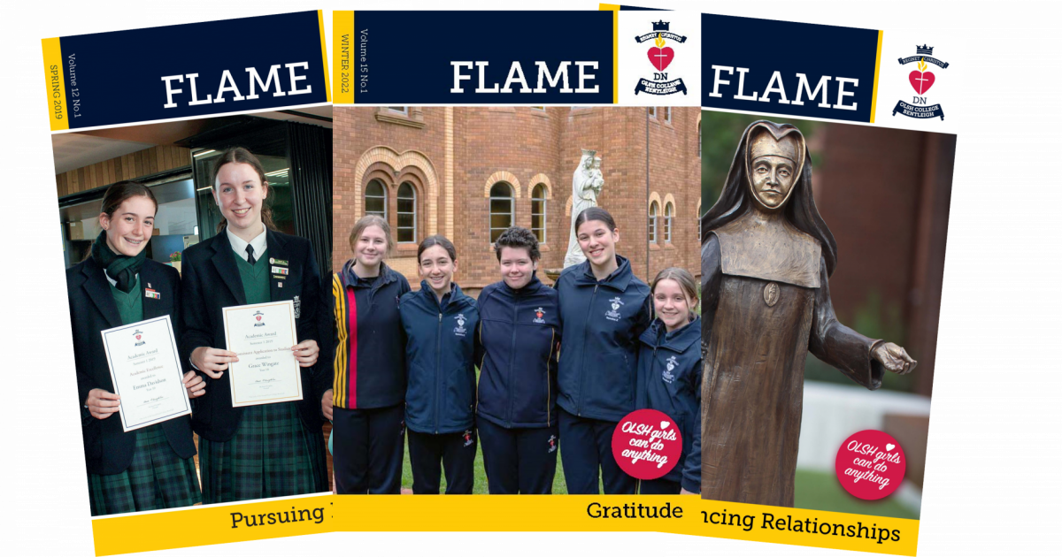 Flame magazine - OLSH College Bentleigh